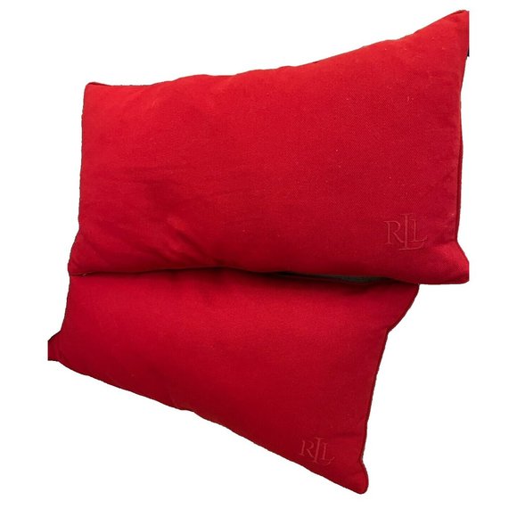 Lauren Ralph Lauren | Accents | Ralph Lauren Dark Red Heavy Cotton Down ...